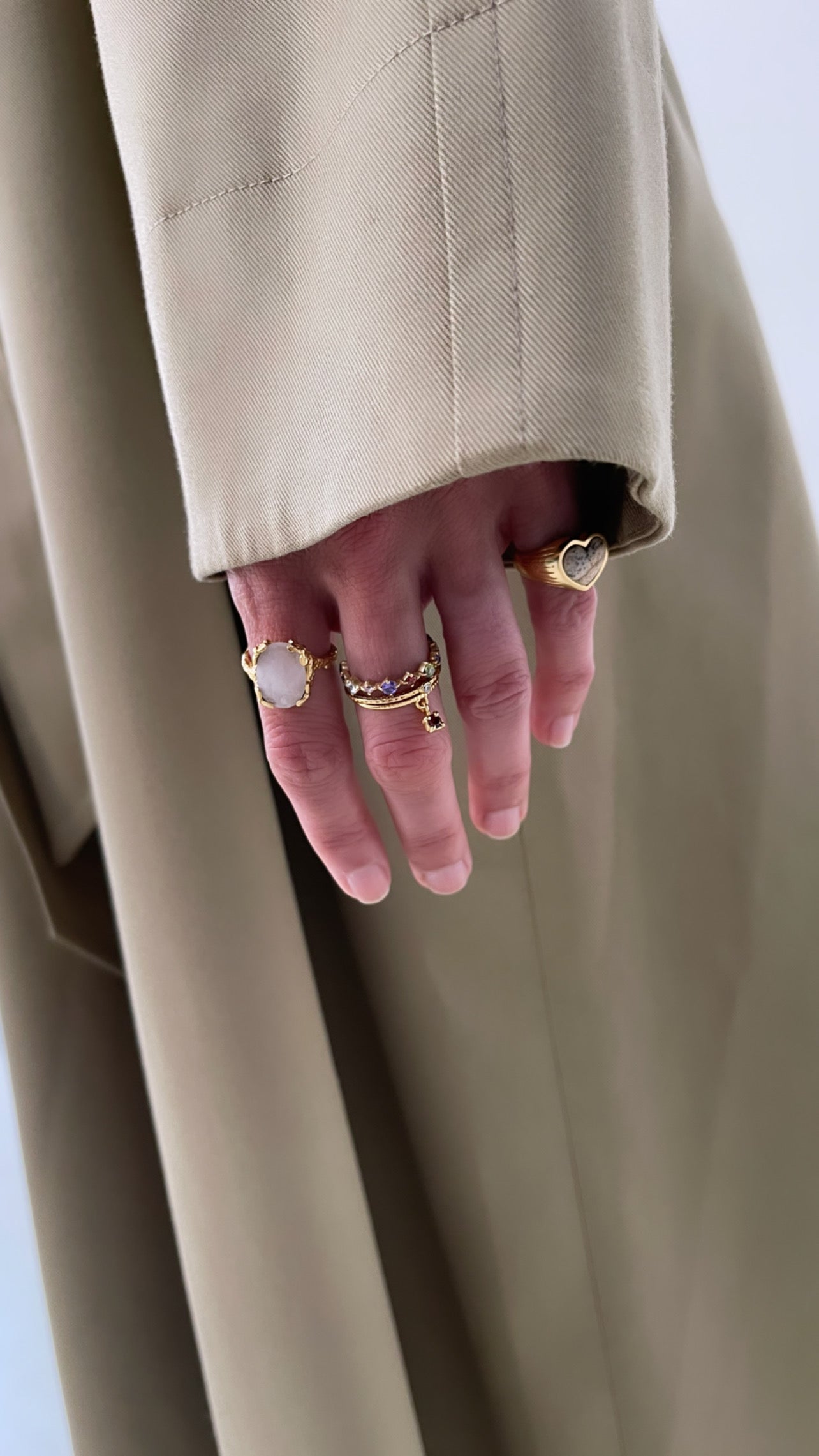 Amoux ring rose quartz – MIMI ET TOI